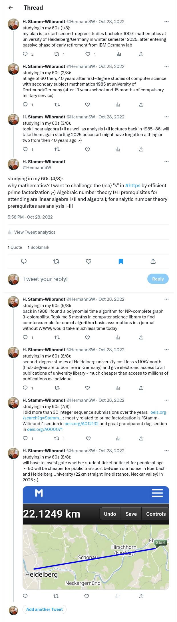 studying in my 60s | Hermann Stamm-Wilbrandt